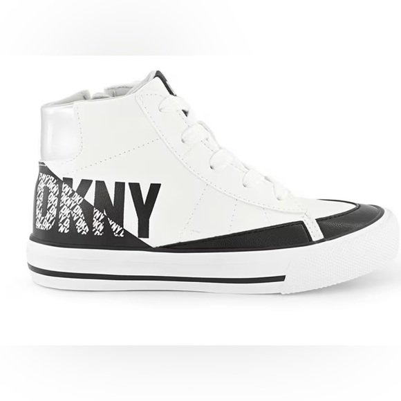 Dkny | Shoes | Dkny Girls Big Kid Hannah Leena High Topsneakers Sz 5 | Poshmark